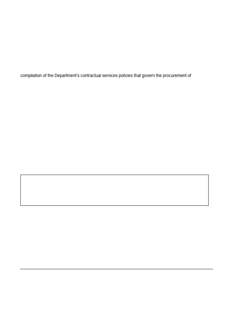 CFOP 075-02 Contract Management System for Contractual Services | PDF ...