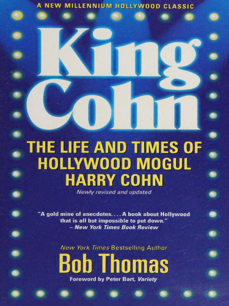 King Cohn - The Life and Times of Harry Cohn | PDF | Cinema Of The ...