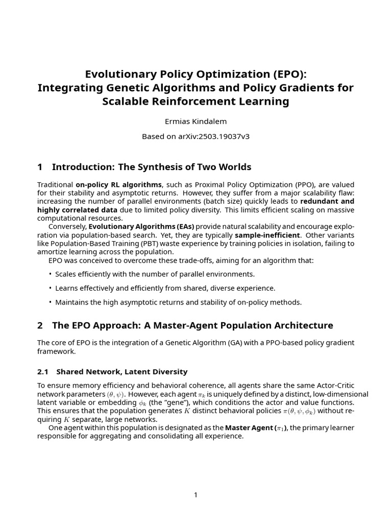 EPO_summary | PDF | Genetic Algorithm | Applied Mathematics