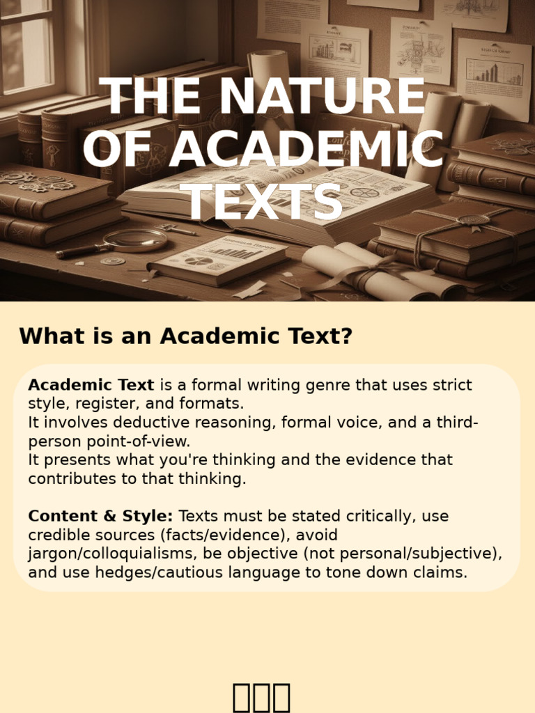 Understanding Academic Texts | PDF | Verb | Language Mechanics