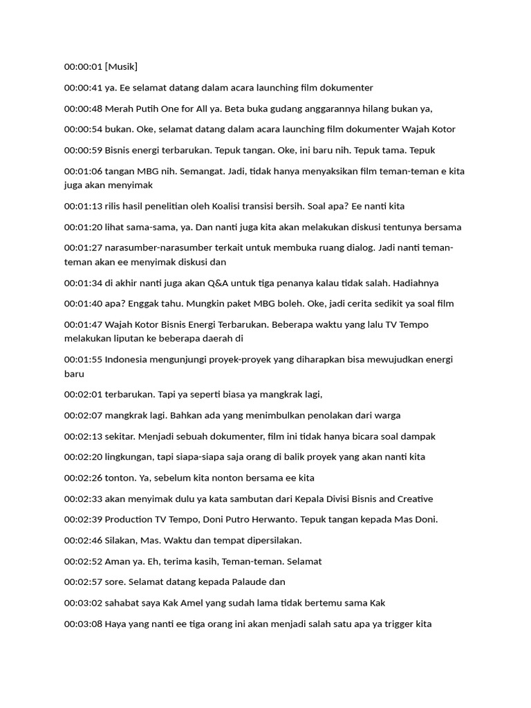 Transkrip Seminar Pengbin | PDF