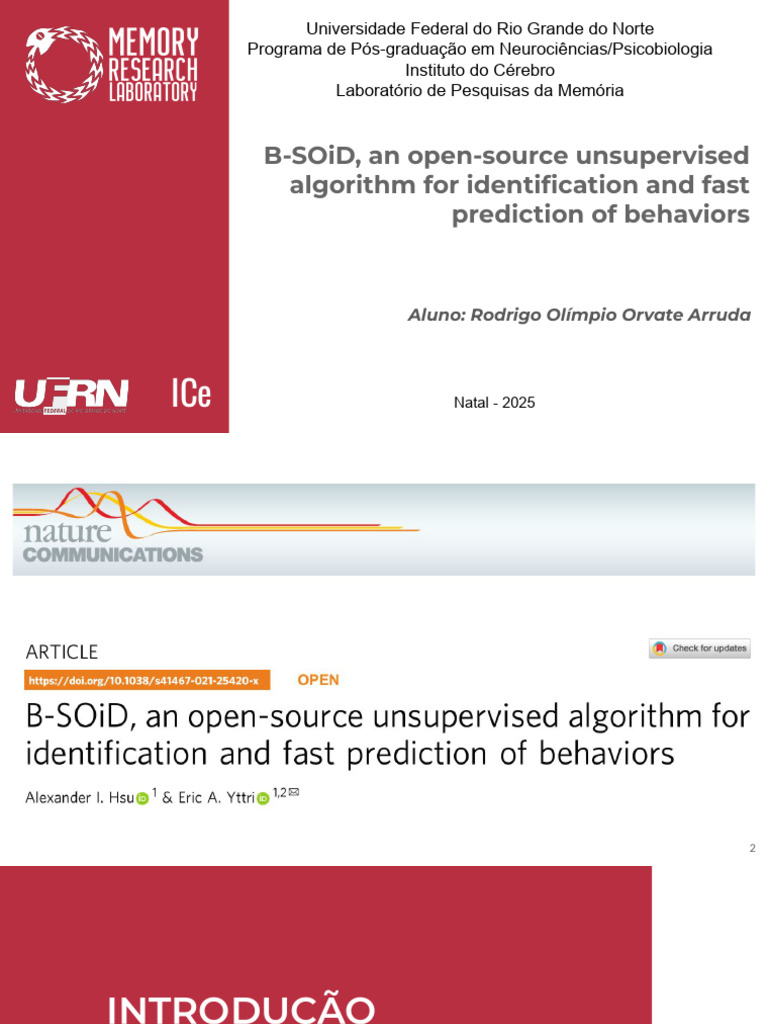 B-SOiD, An Open-source Unsupervised Algorithm for Identification and ...