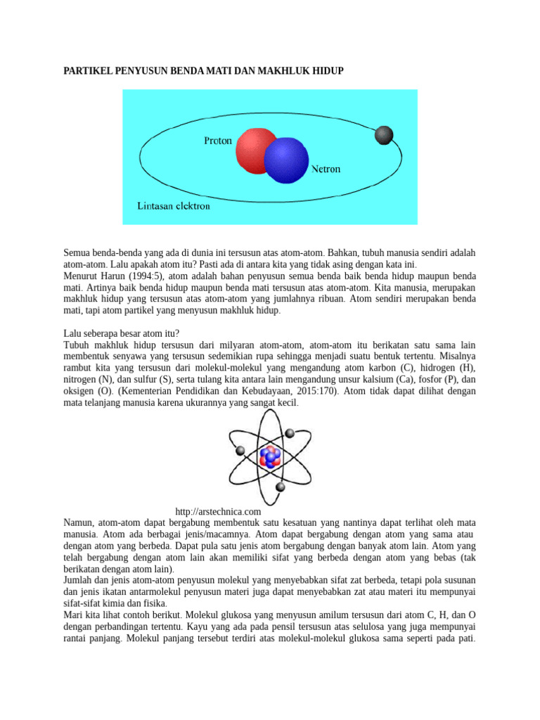 Struktur Atom dan Partikel Penyusunnya | PDF