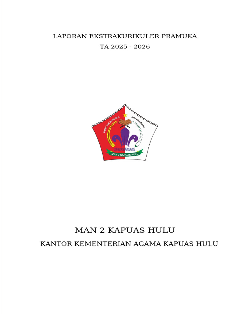 Laporan Ekskul Pramuka 2025 | PDF