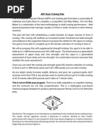 UBRR Upper Body Training Program | PDF | Strength Training | Physical ...