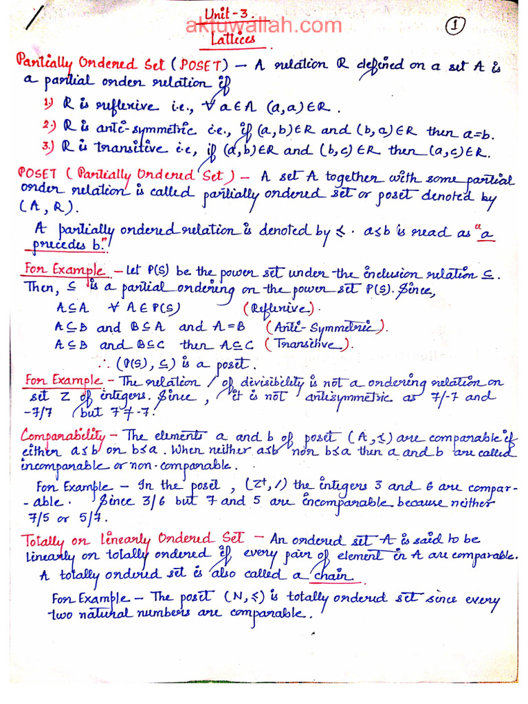 Lattice (Unit 3) DSTL | PDF