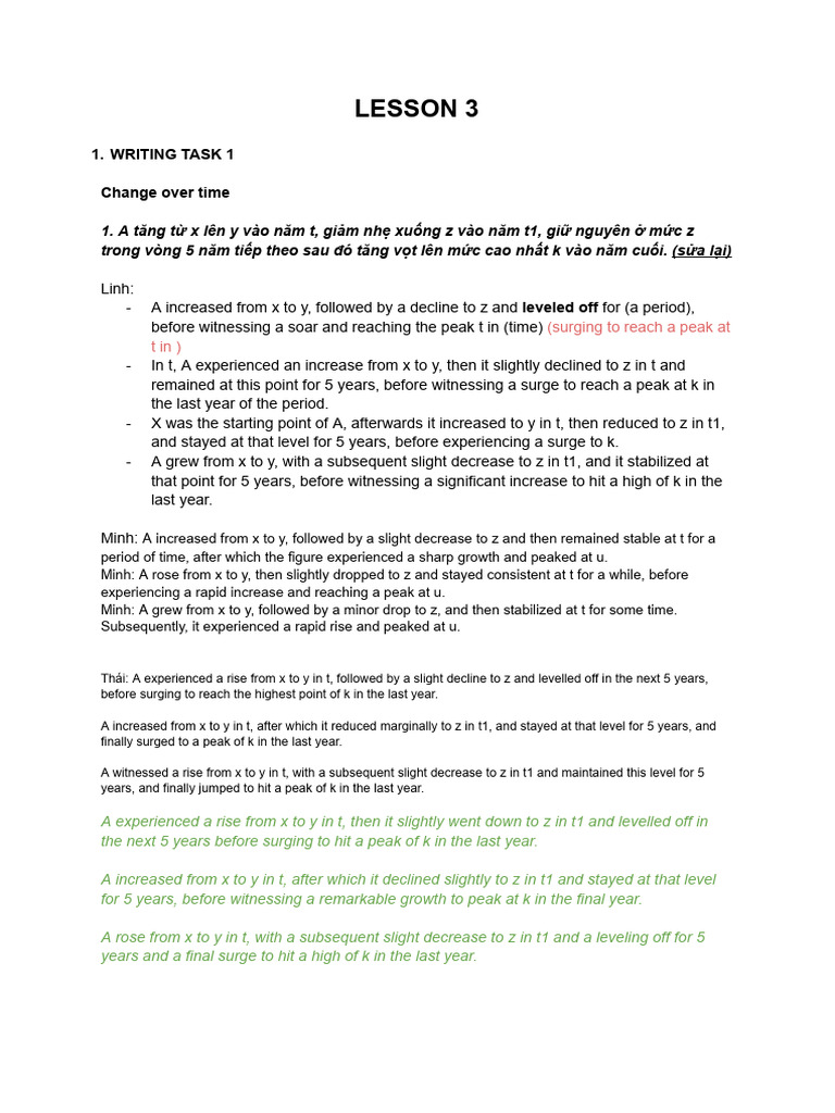 Ielts 01 Advanced Lesson 3 | PDF | Learning | Distance Education