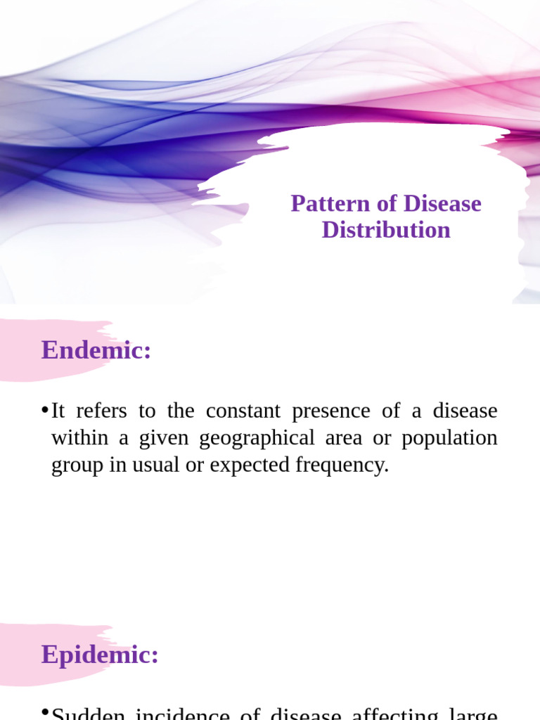 Pattern of Disease Distribution (2) | PDF
