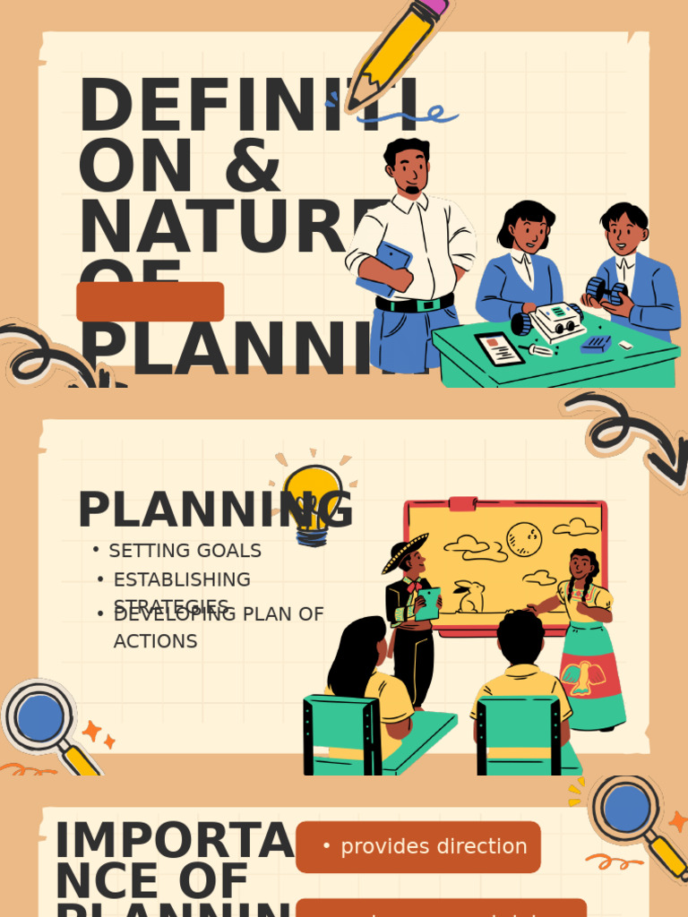 9. Definition & Nature of Planning | PDF