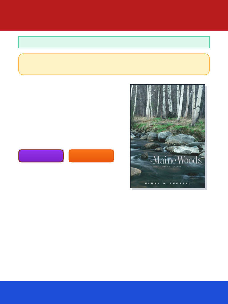 The Maine Woods A Fully Annotated Edition Henry David Thoreau (Editor ...