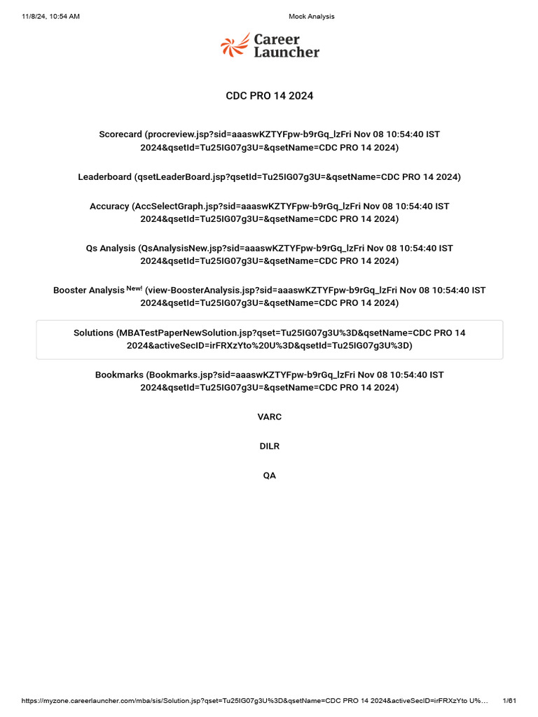 CDC PRO 14 2024 | PDF | Evolution | Species