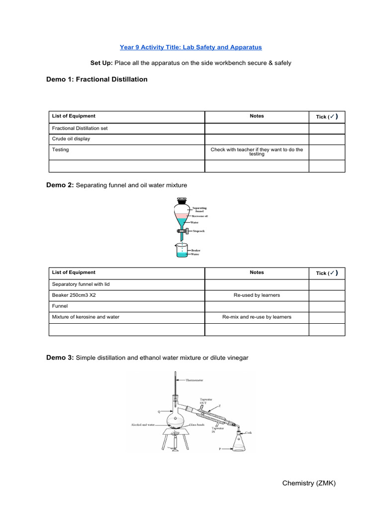 Practical Activity_ Separating Mixtures | PDF