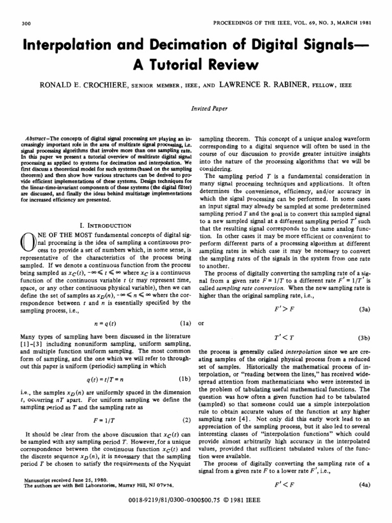 179 Interpolation Decimation | PDF