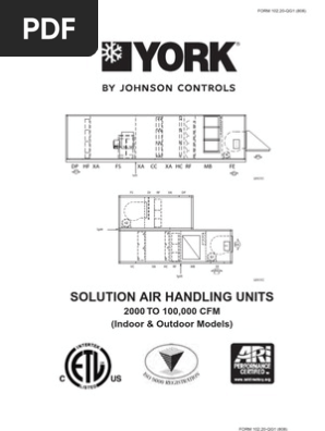 York Air Handling Unit Catalog Pdf - Catalog Library