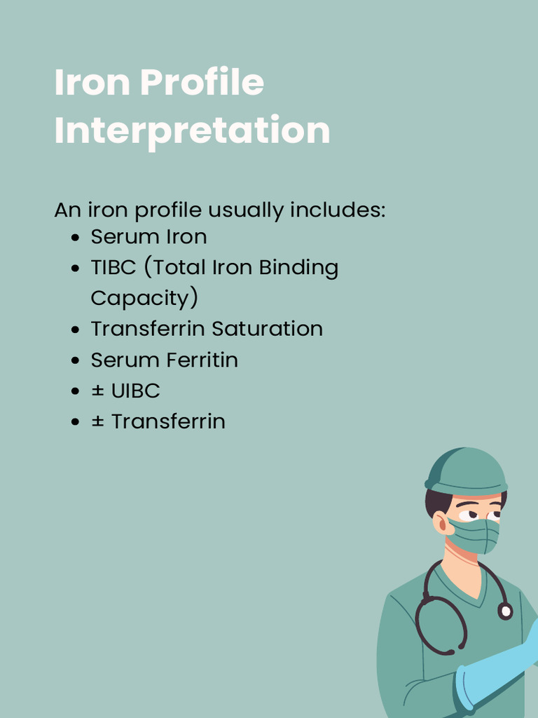 Iron Profile Interpretation Guide | PDF