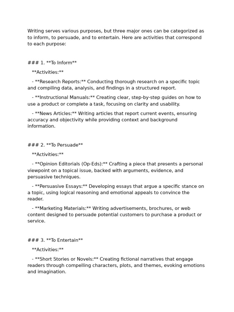 Purposes | PDF