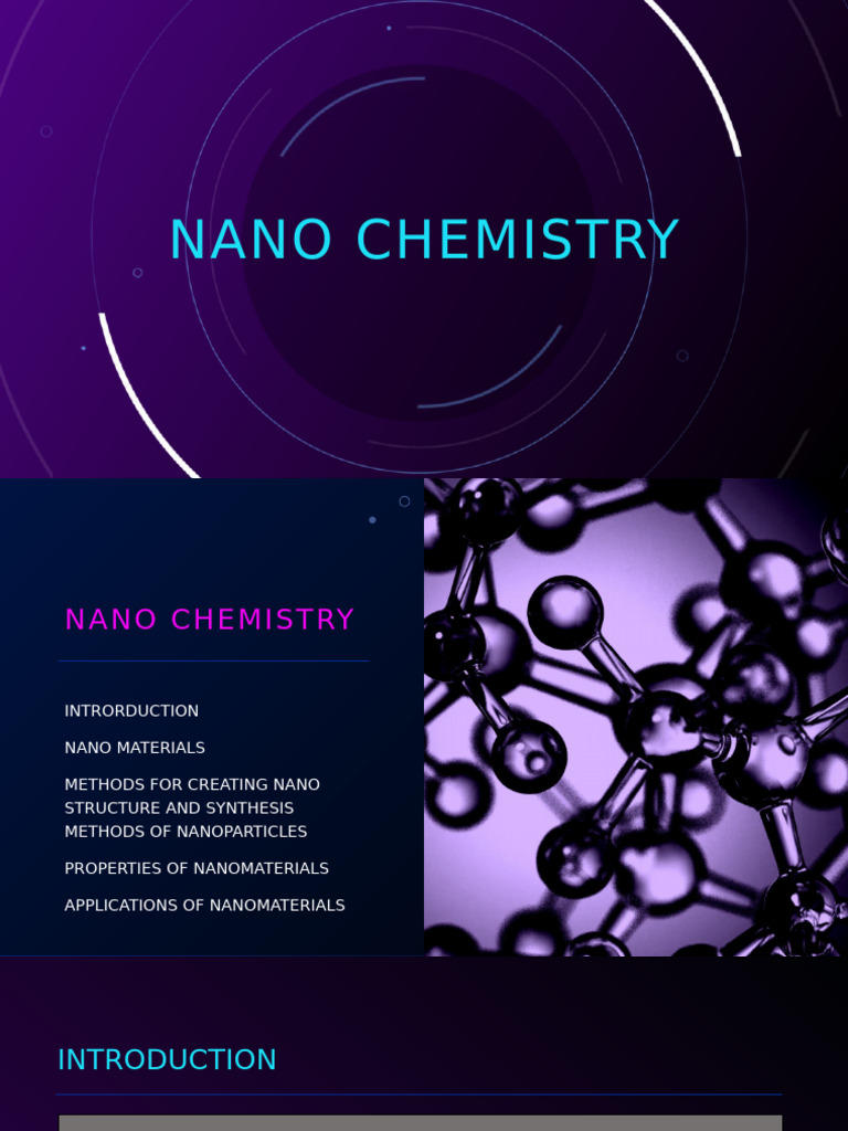 Nano Chemistry | PDF | Nanomaterials | Nanotechnology