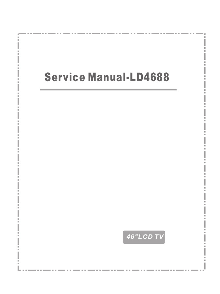 Apex ld4688 LCD TV | PDF