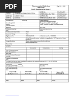 Sample BMR | PDF | Tablet (Pharmacy) | Chemistry