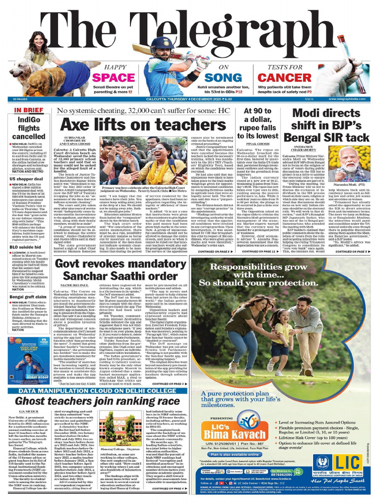 The Telegraph 04 12 2025 | PDF