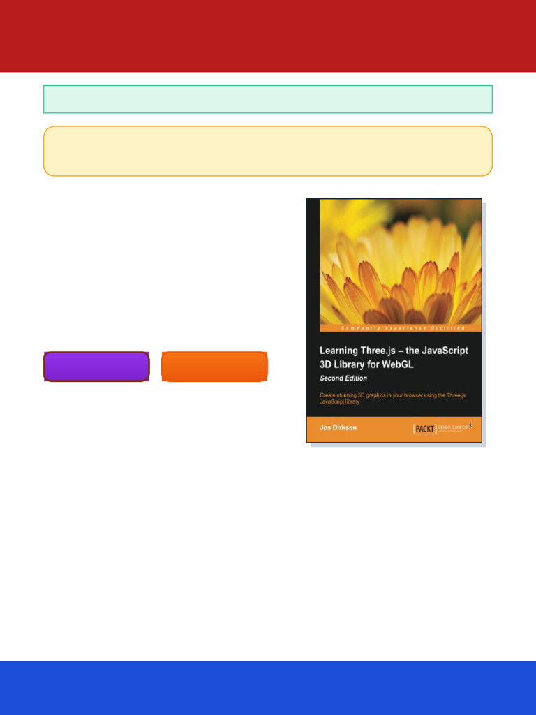 Learning Three.js: The JavaScript 3D Library for WebGL - Second Edition Jos Dirksen ebook all ...