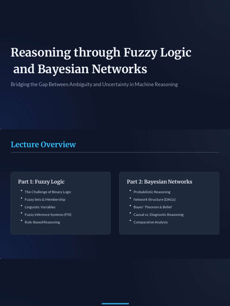Fuzzy Logic and Bayesian Networks Explained | PDF | Fuzzy Logic ...