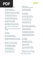 Golden Lyrics - Kpop Demon Hunters | PDF