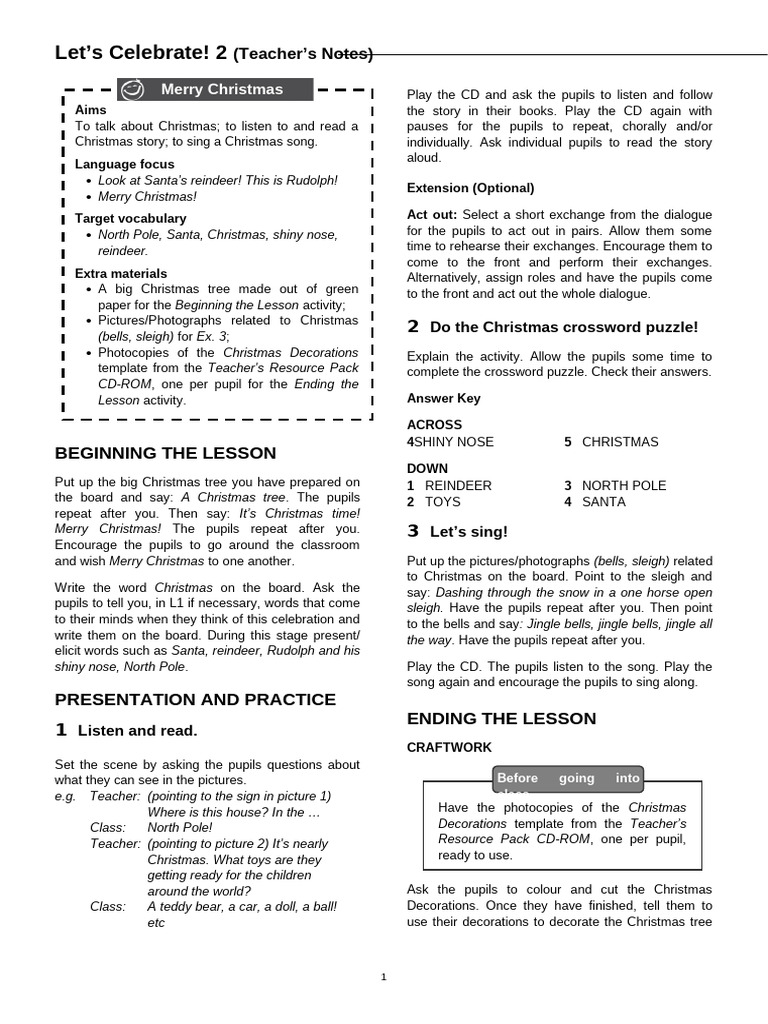 Holiday Celebration Lesson Plans | PDF | Easter | Christmas