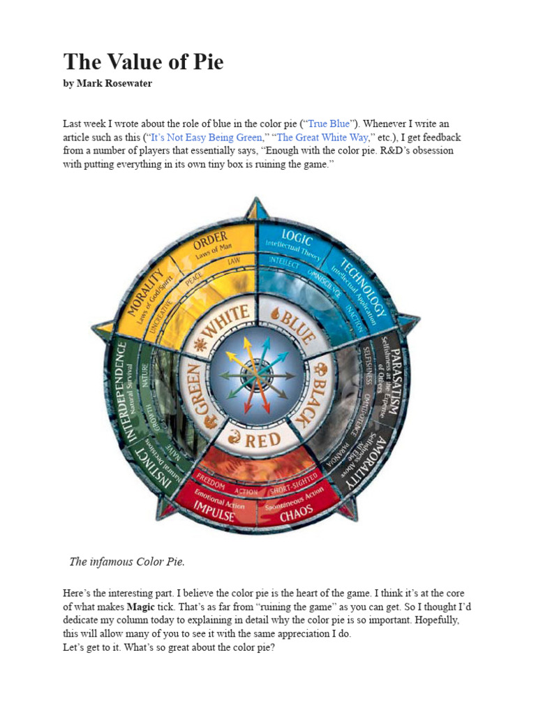 The Magic Color Pie | PDF