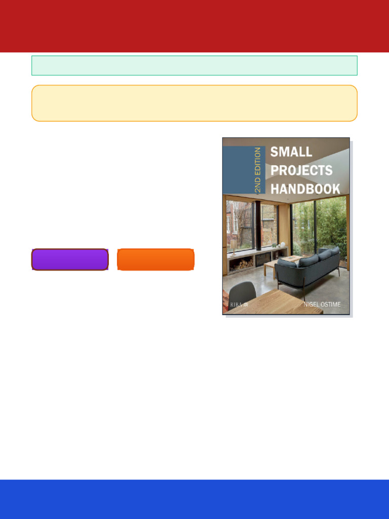 Small Projects Handbook 2nd Edition Nigel Ostime ebook multi-format ...