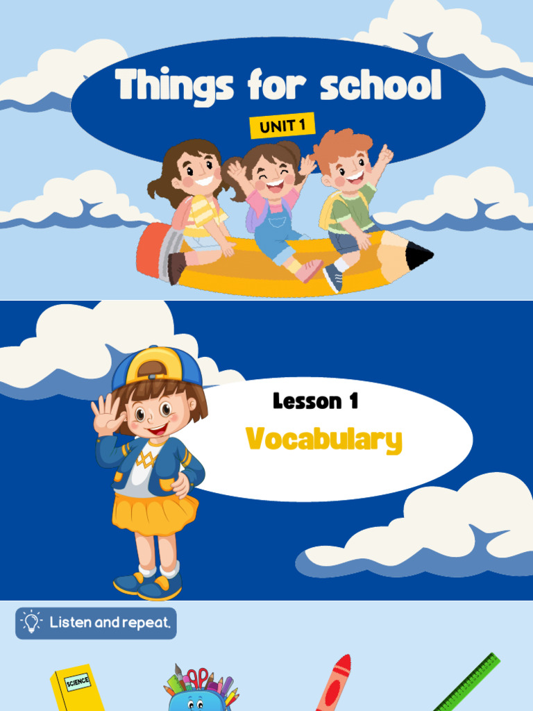 Look 1 - Lesson 1 & 2 | PDF