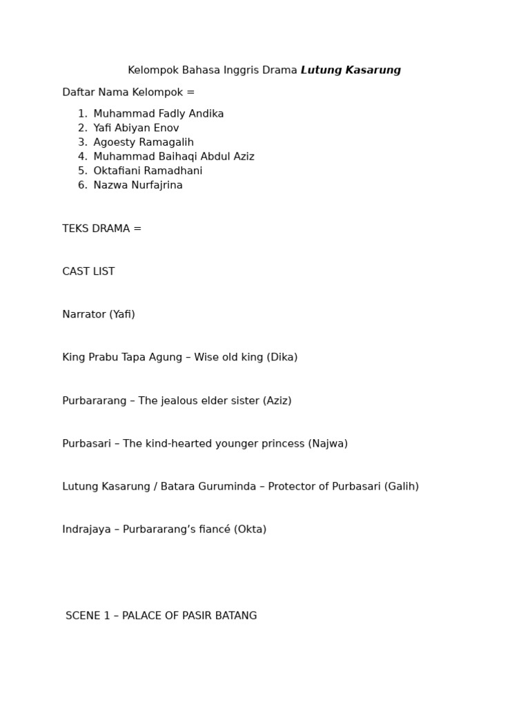 Softfile Lutung Kasarung | PDF