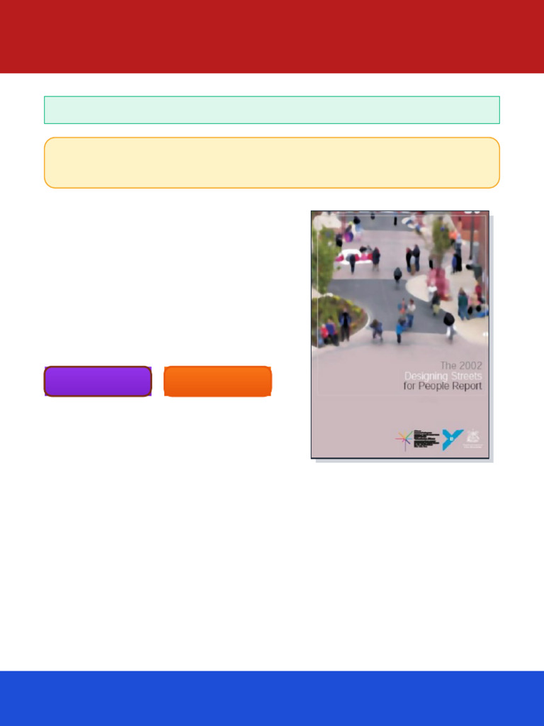 Designing Streets For People Ideas and Recommendations On How To ...