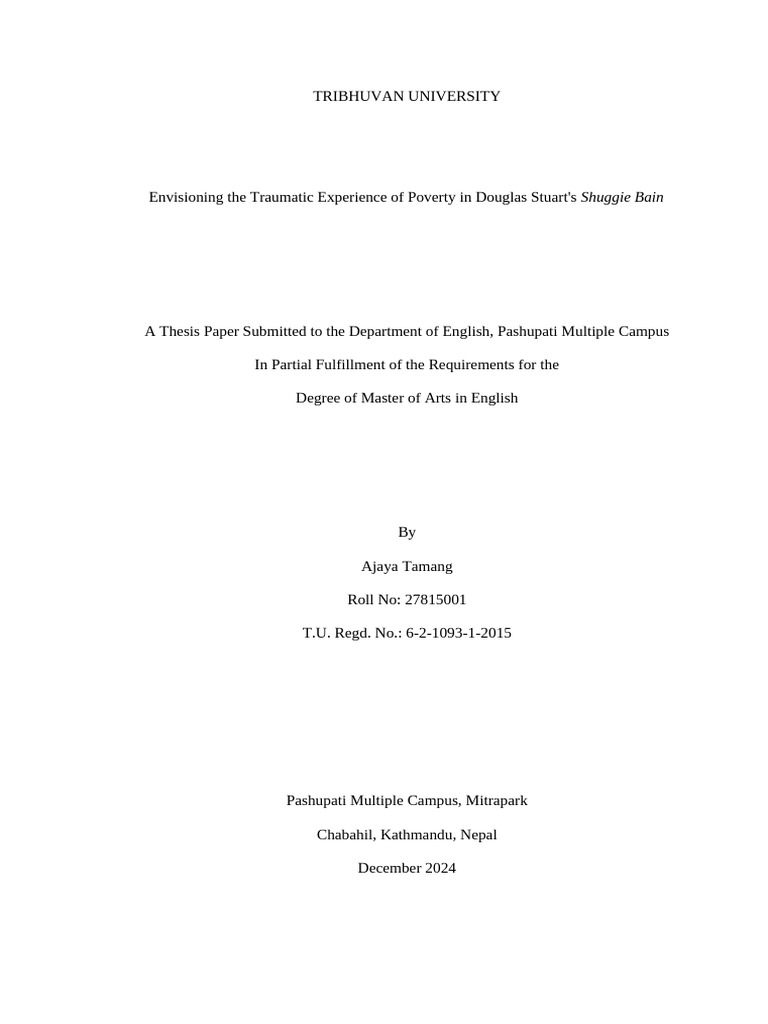 Ajaya Final Draft 2025 | PDF | Psychological Trauma | Sociology