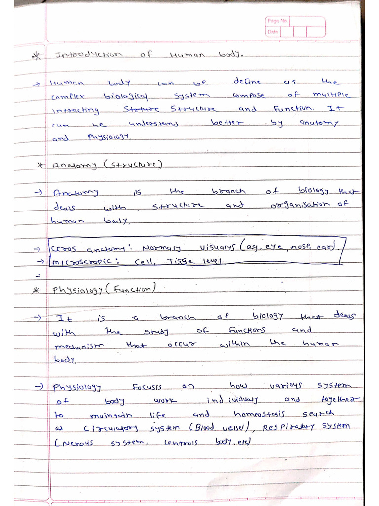 Hap Notes Unit 1 | PDF