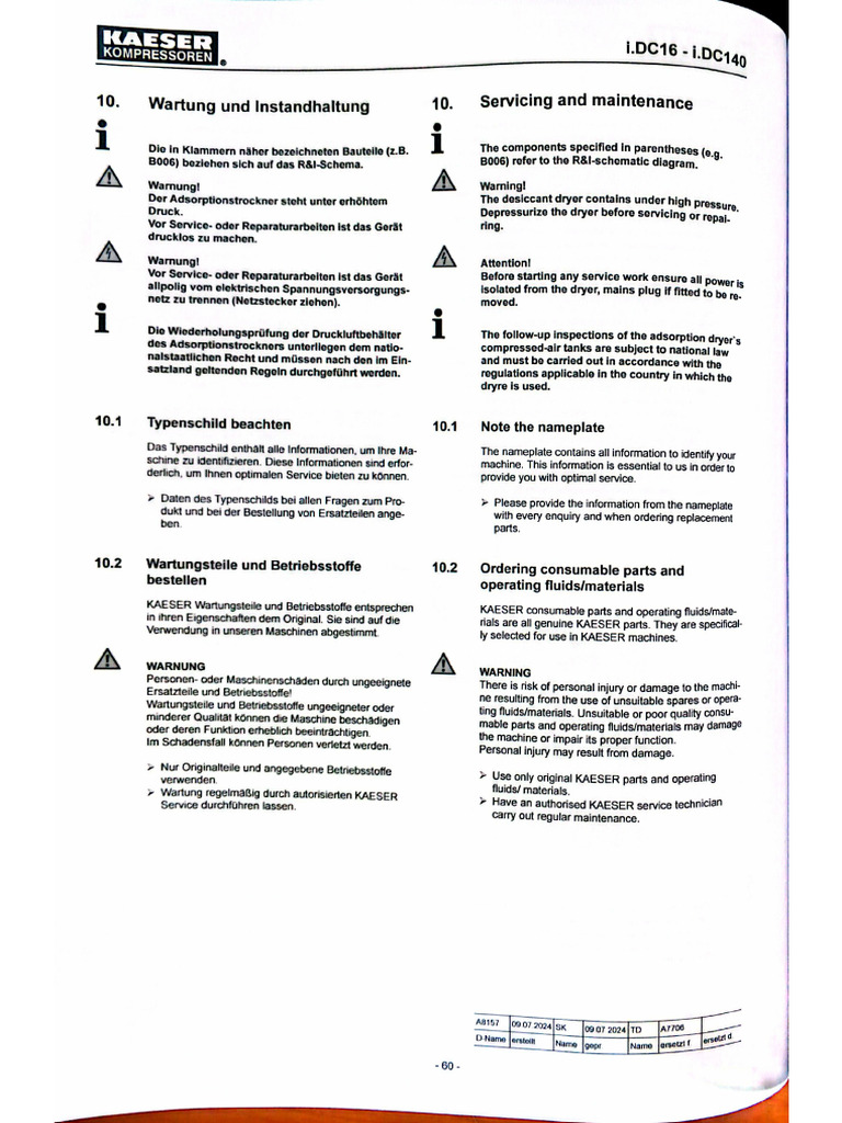 Desican Dryer | PDF