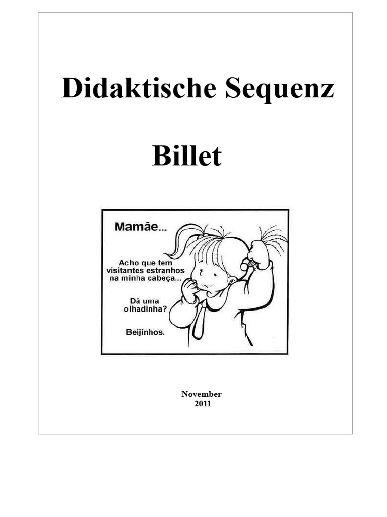 Didaktische Sequenz Zettel | PDF