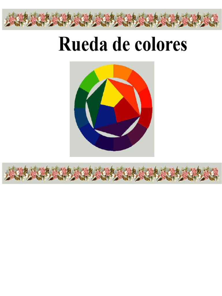 Rueda de Color | PDF | Color | Matiz