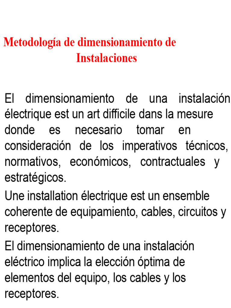 A - Curso 04 - Metodología de Dimensionamiento | PDF | Conductor ...