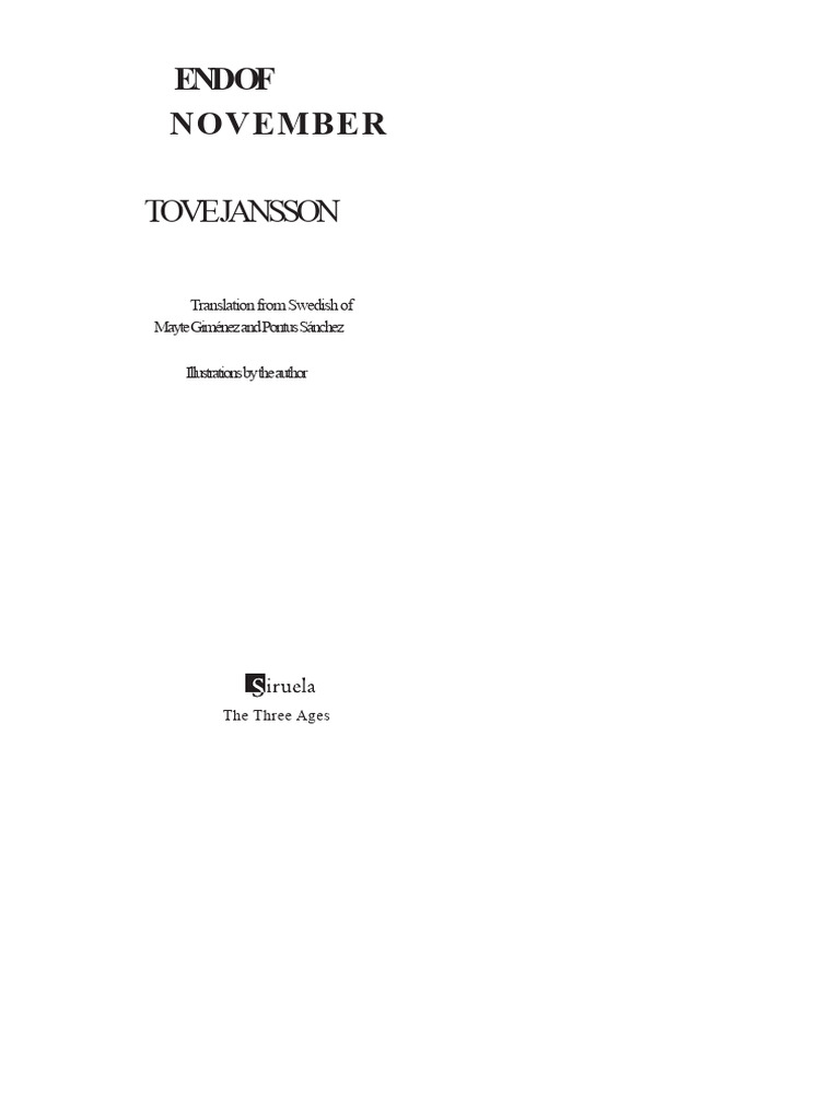 Mumin November | PDF