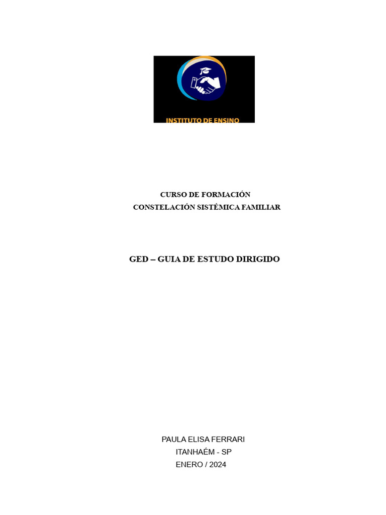 Guía de Estudio Dirigido (GED) + Práctica | PDF | Pensamiento | Amor