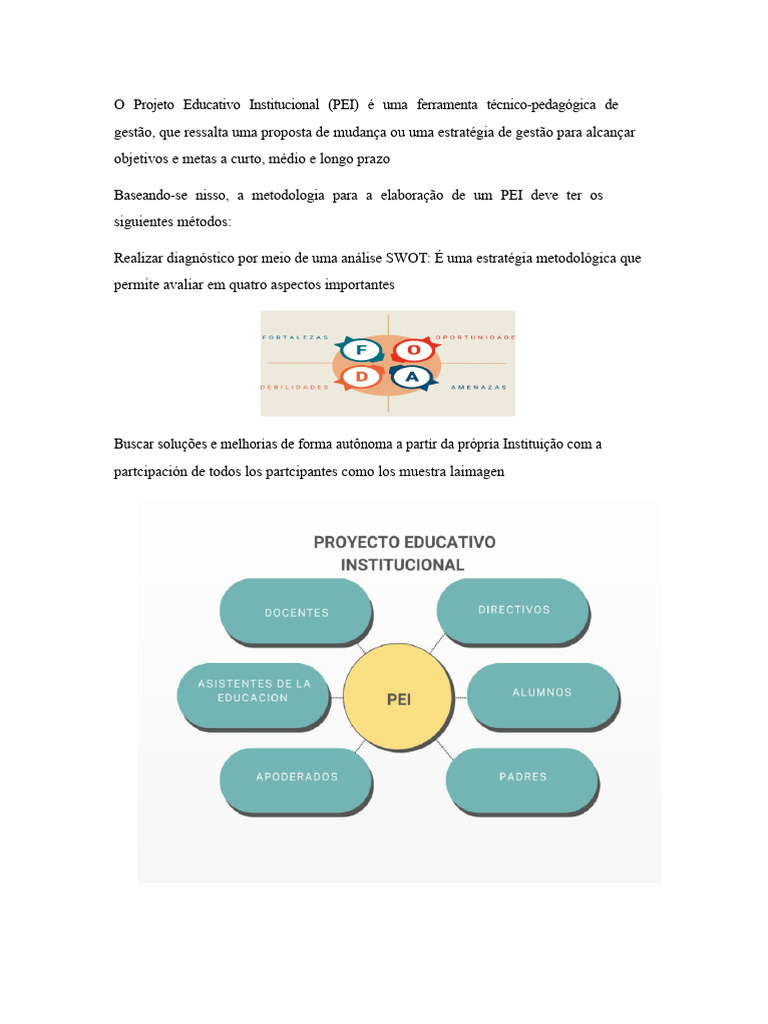 Metodologia para Elaboração do PEI | PDF