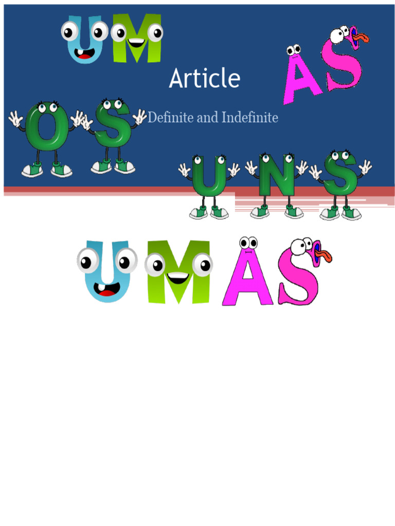 Understanding Definite and Indefinite Articles | PDF | Plural ...