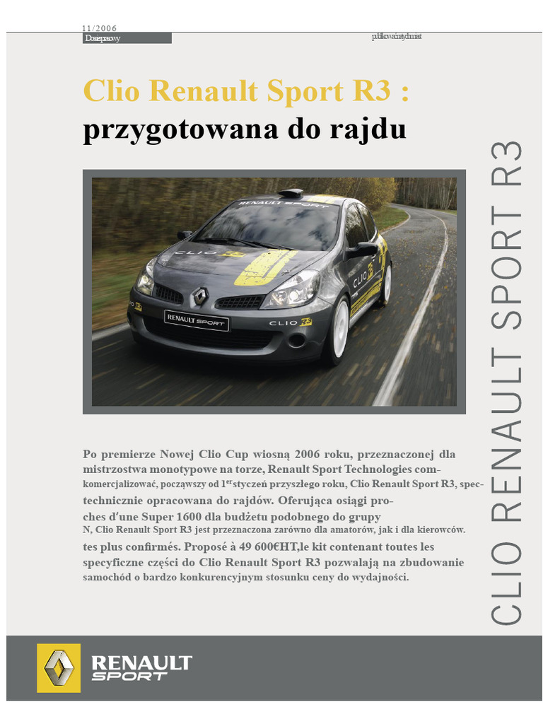 Schne Renault Clio Sport Ebenbild