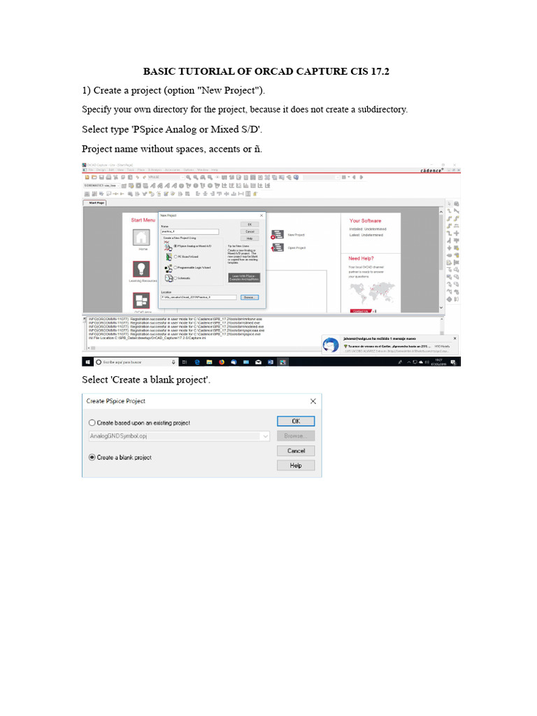 Basic Tutorial of Orcad Capture CIS 17.2.pdf | PDF | Electrical ...