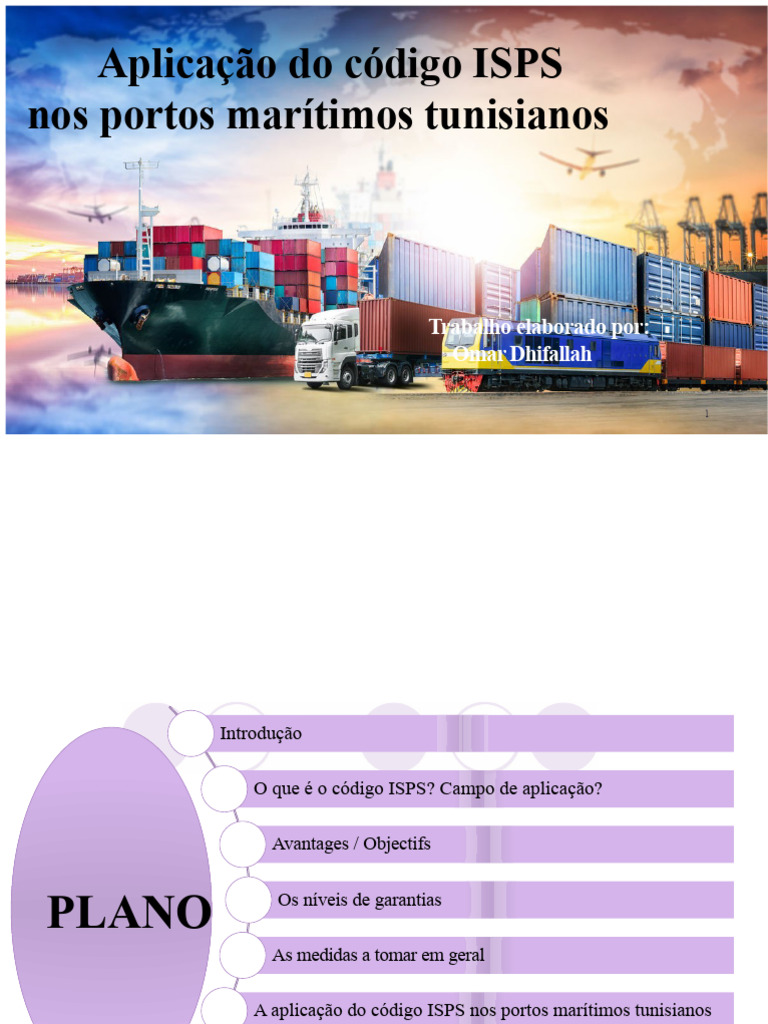 código ISPS Tunísia | PDF | Remessa