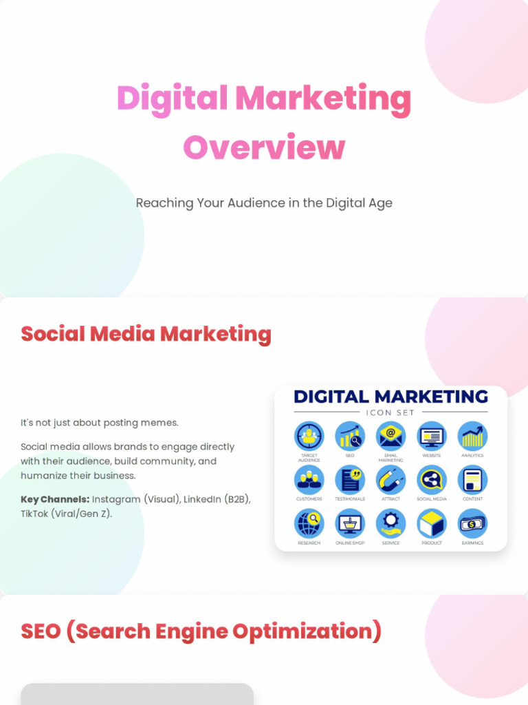 Digital Marketing Overview | PDF