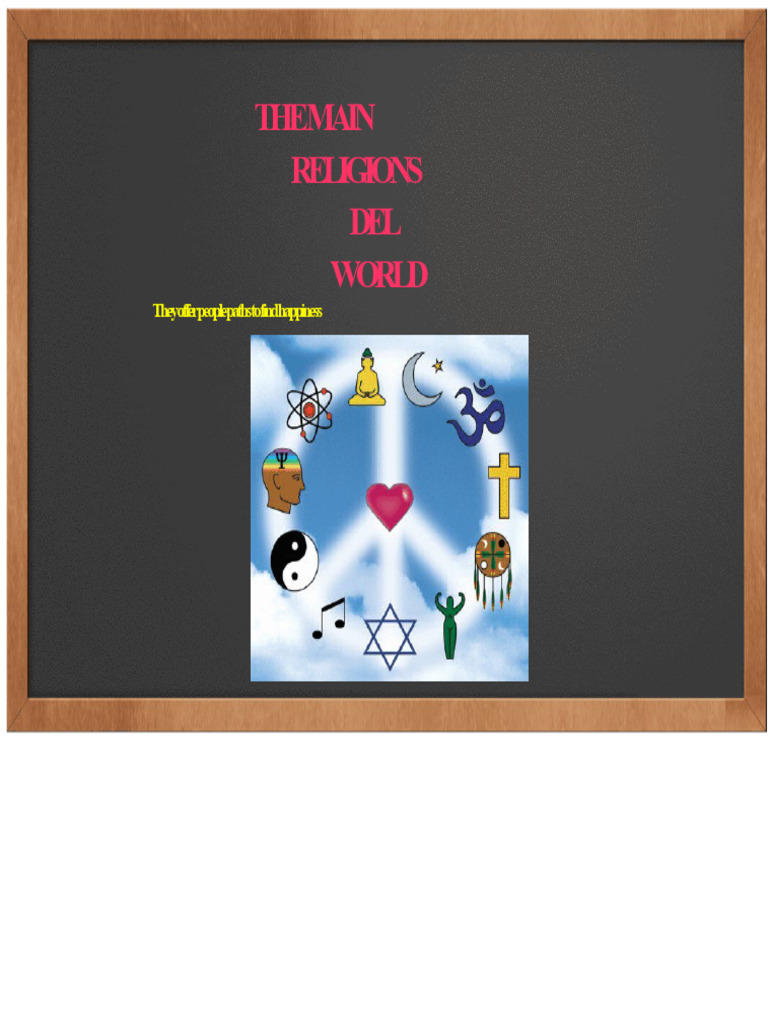 Major Religions of the World | PDF | Afterlife | God