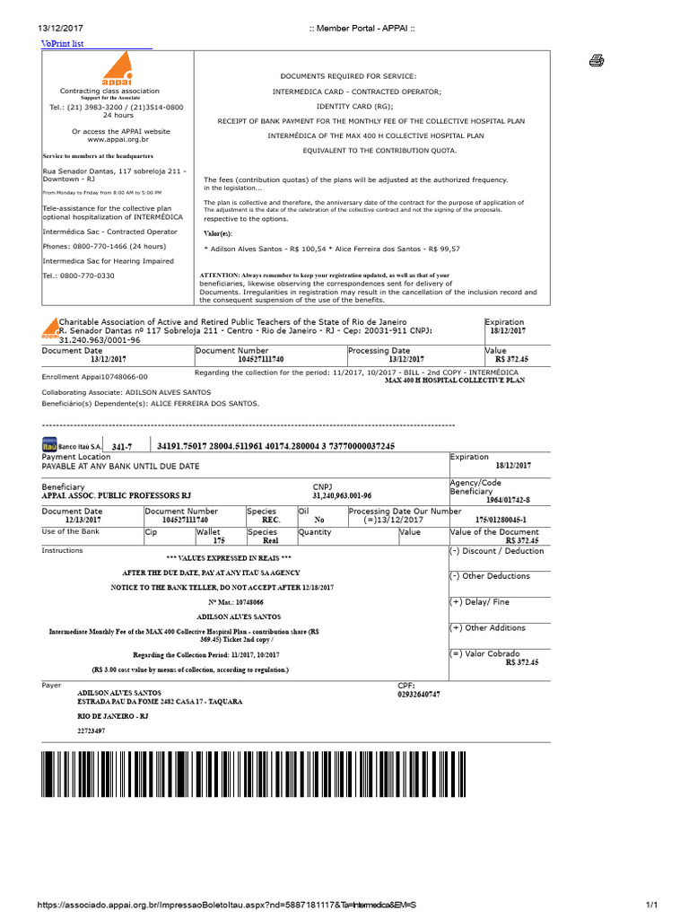 APPAI Member Portal Payment Instructions | PDF | Payments