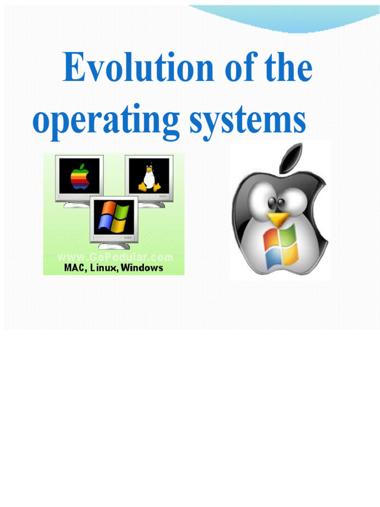 History of Operating Systems Evolution | PDF | Microsoft Windows ...